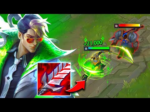 LIFESTEAL MASTER YI HEALS OVER 21,000 (ONE ITEM) - YouTube