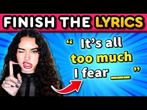 FINISH THE LYRICS 🎵 Tiktok songs of 2026 Edition🔥 Music Quiz 2026