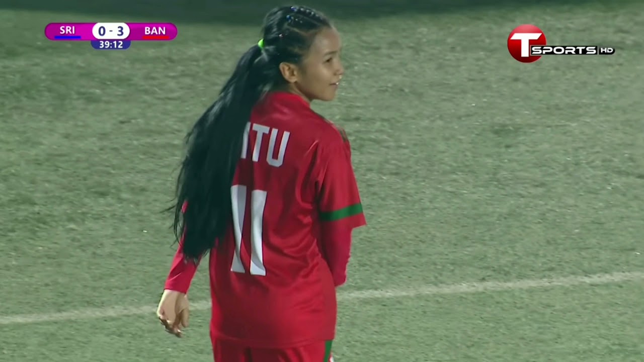 Ritu Porna Chakma Two goals in Sri Lanka VS Bangladesh Match - YouTube