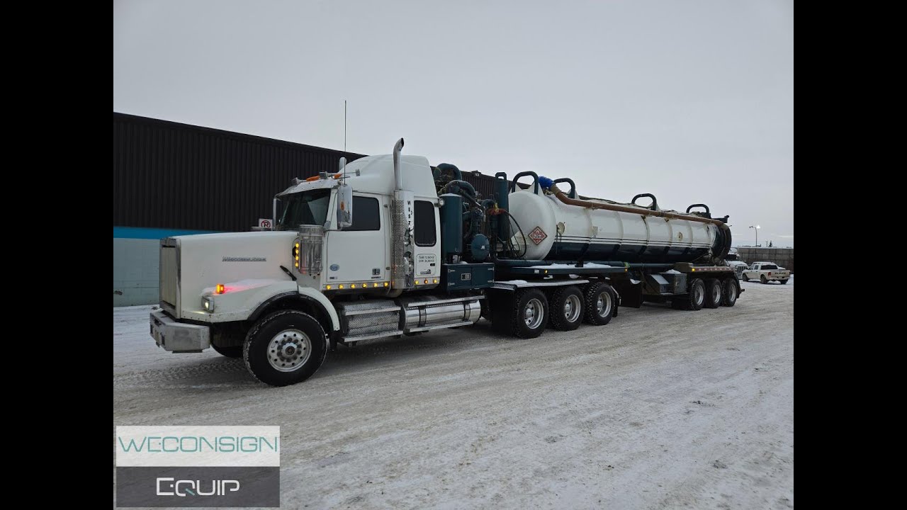 FOR SALE: 2015 Western Star 4900SA Tri-Drive Custom Vac Semi Vac - YouTube