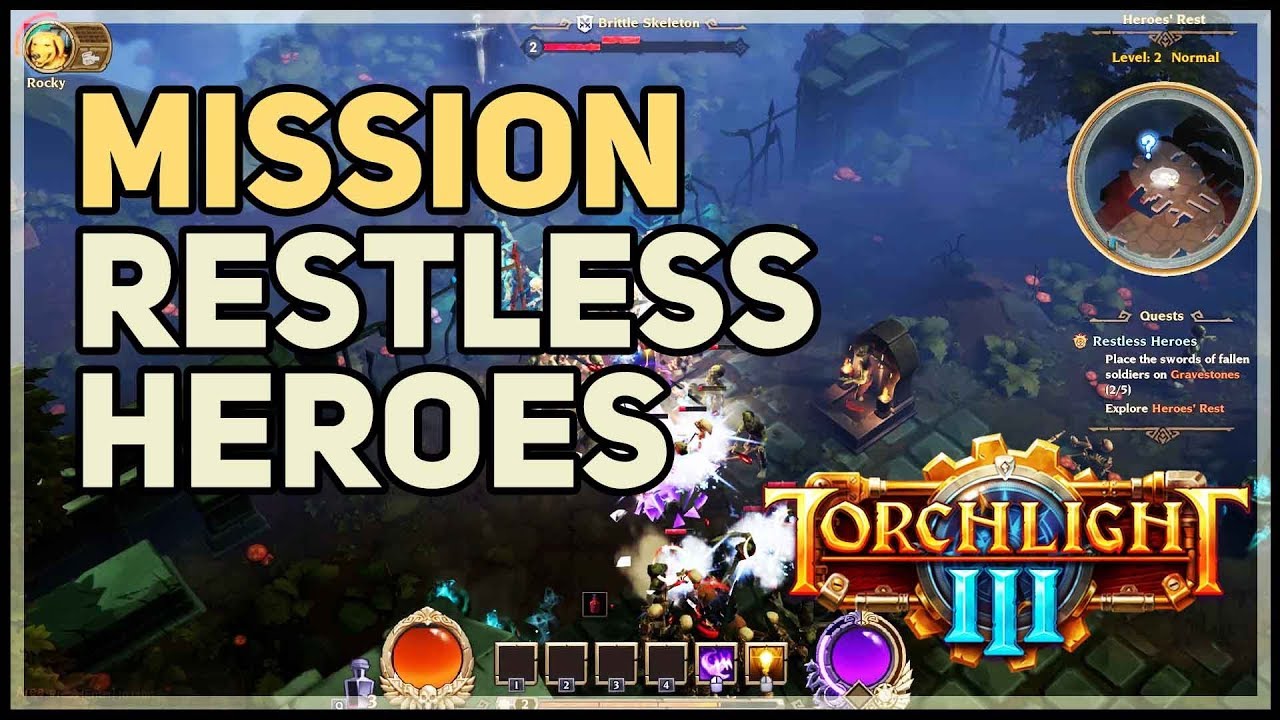 Restless Heroes Torchlight 3 Mission - YouTube
