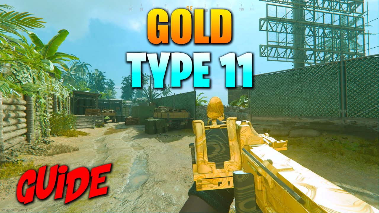 How to get the Type 11 Gold in Vanguard (Call of Duty: Vanguard) - YouTube