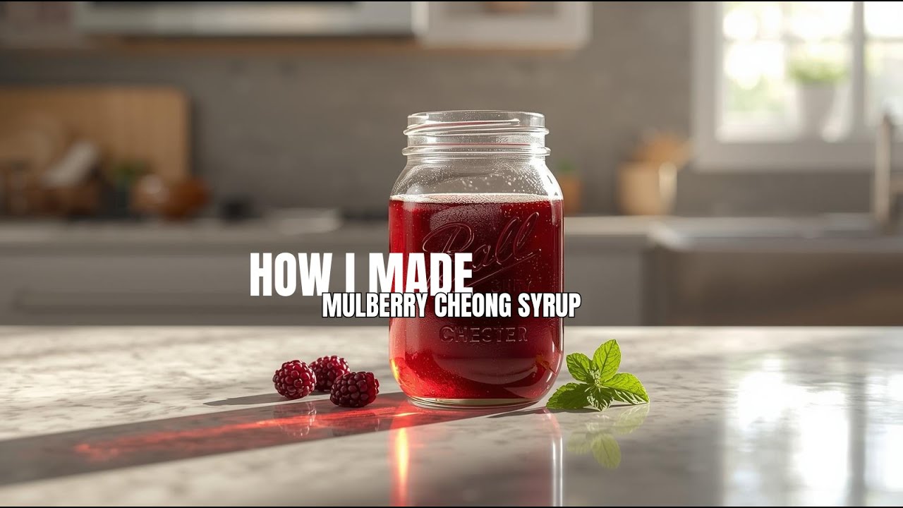 How to Make Mulberry Cheong | Korean Fermented Syrup Recipe for Tea ...
