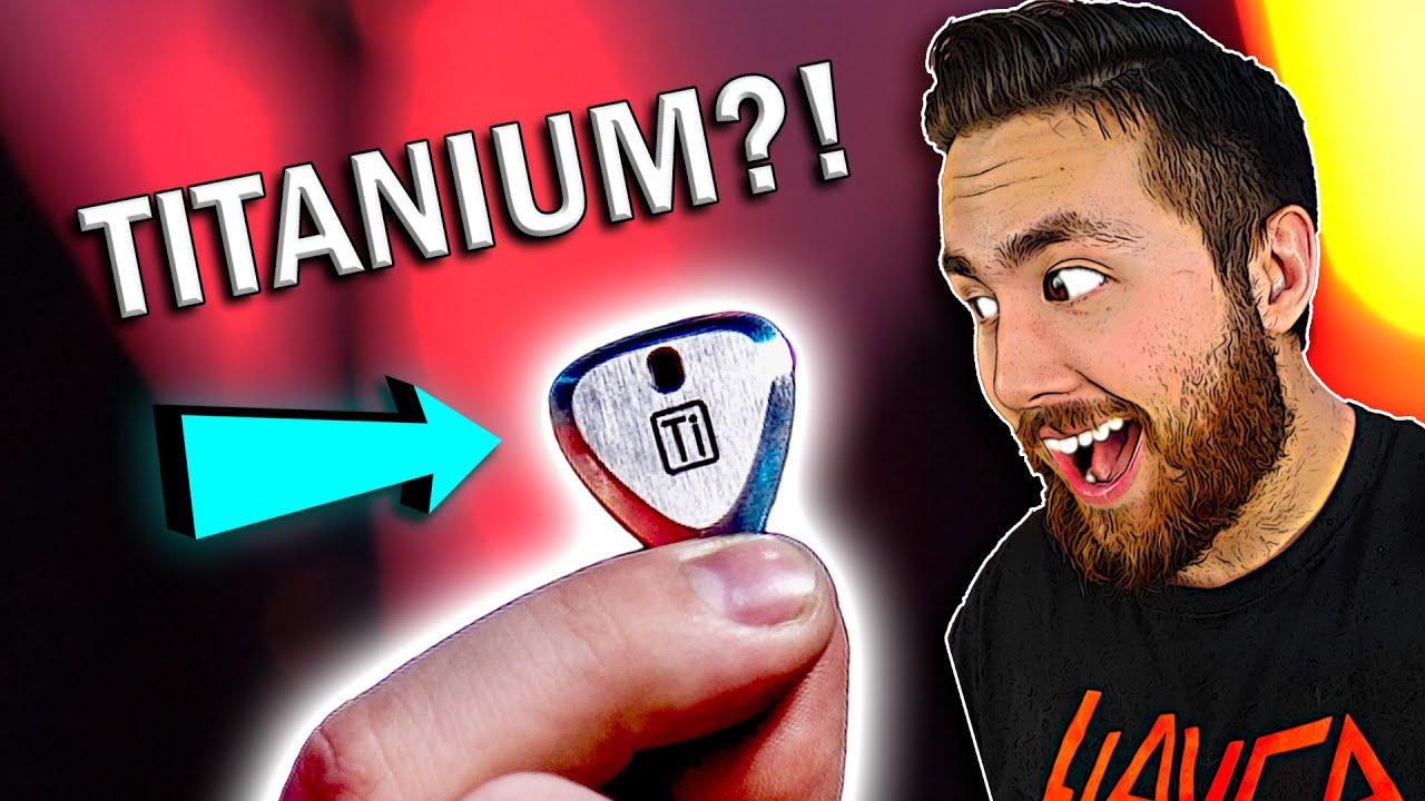 I tested the TITANIUM guitar pick - YouTube