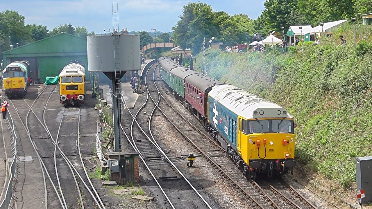 Mid Hants Railway 'Watercress Line'' - Summer Diesel Gala 2024 - YouTube