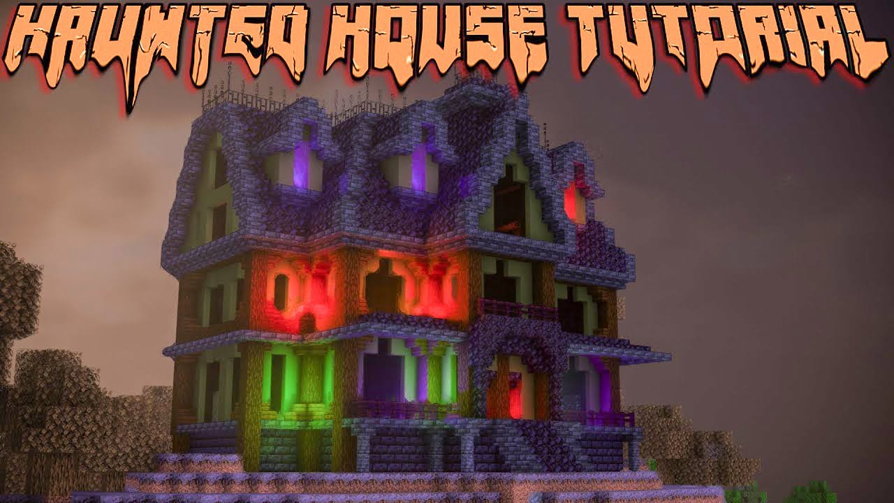 How to build a HAUNTED HOUSE in Minecraft! - YouTube