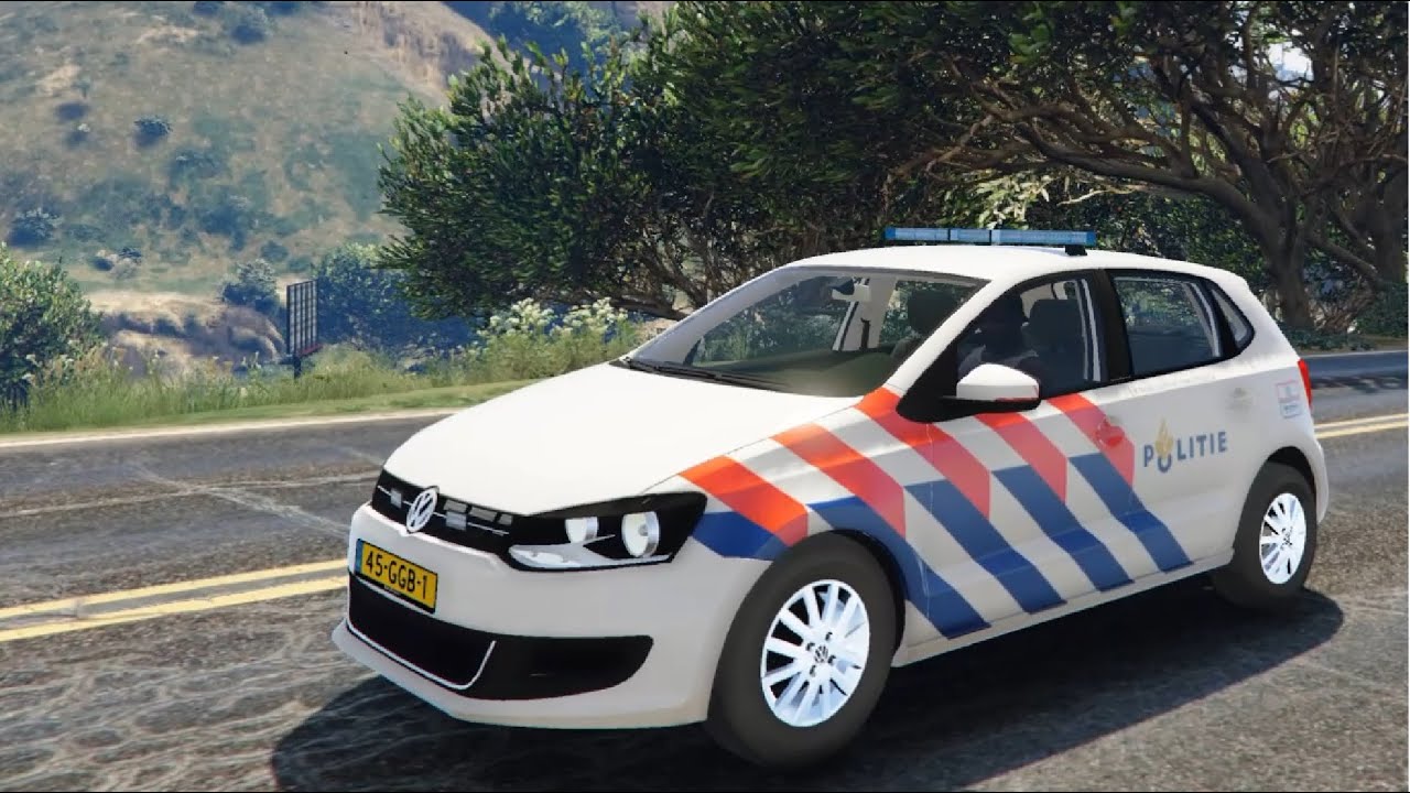 GTA V - Volkswagen Polo Danish Police Car EnRoMovies _REVIEW - YouTube