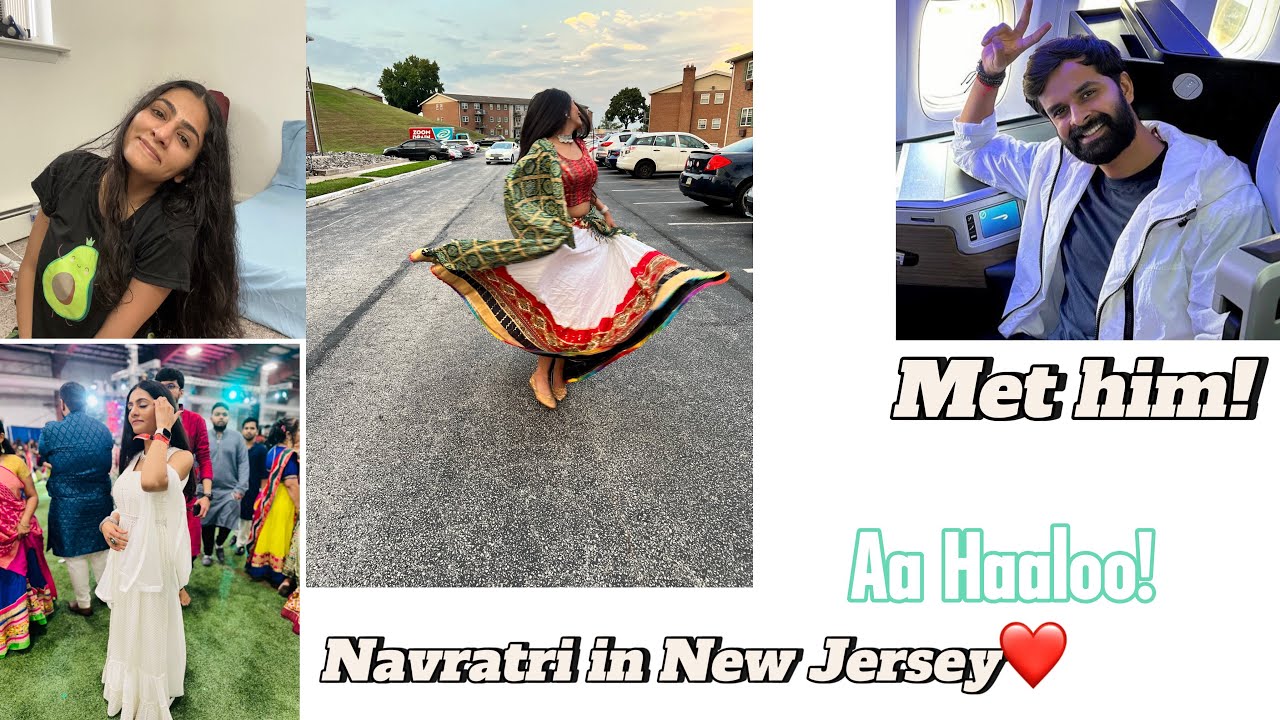 Kinjal Dave & Geeta Rabari garba in New Jersey ! Met (Nikhilya -chello ...