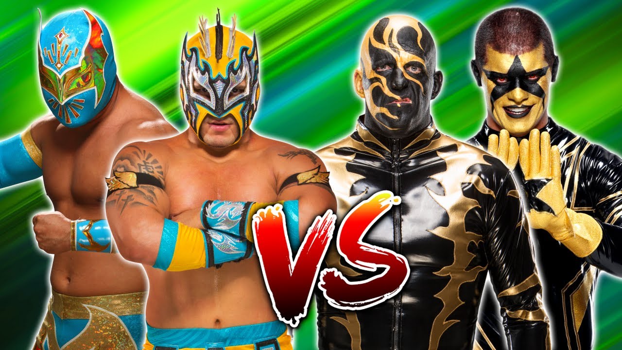 Kalisto & Sin Cara (Lucha Dragons) vs. Stardust & Goldust - YouTube