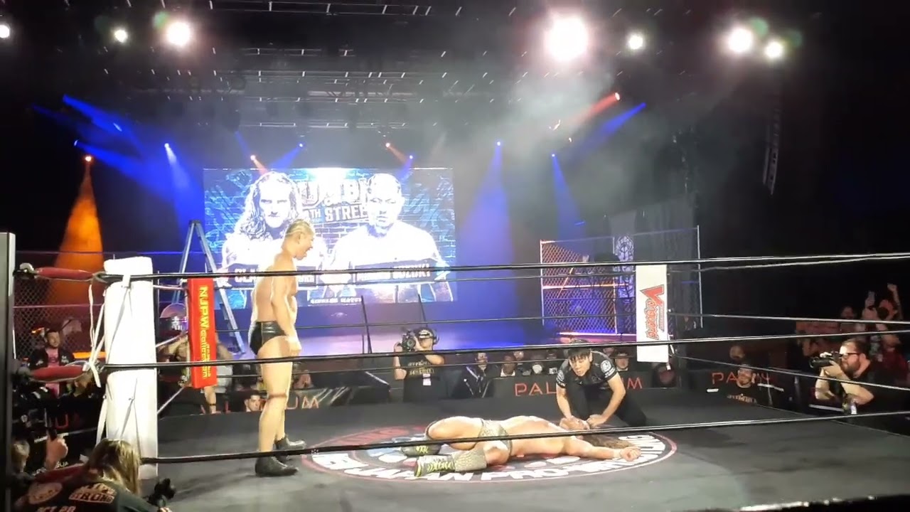 Ending Of Clark Connors vs Minoru Suzuki NJPW Rumble On 44th Street At ...