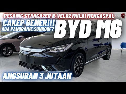 Bikin Was - Was Veloz dan Stargazer⁉️Review BYD M6 Mobil Listrik 7 Seater Terbaru 2024 - YouTube