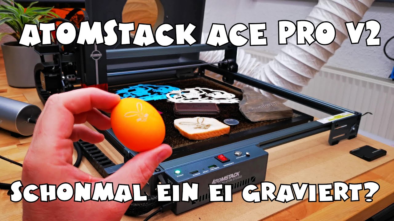 AtomStack Ace Pro V2 Laser Engraver - YouTube