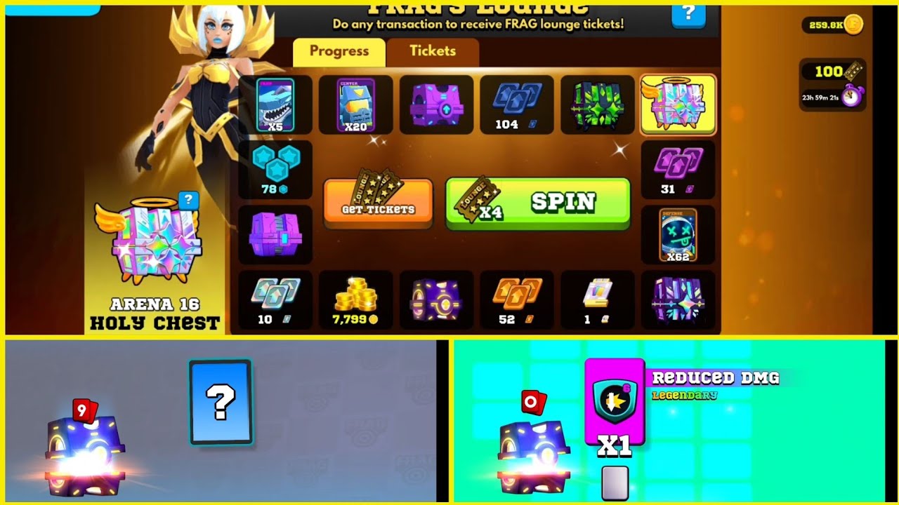 FRAG LOUNGE SPIN ||FRAGPROSHOOTER || UNLOCKED LEGENDARY CHEST # ...