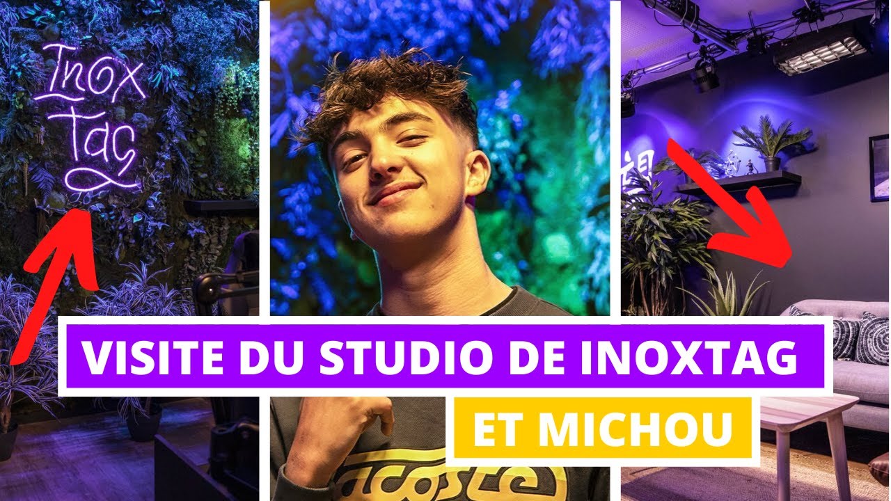 JE VISITE LE SETUP DE INOXTAG ET DE MICHOU A WEBEDIA ! - YouTube
