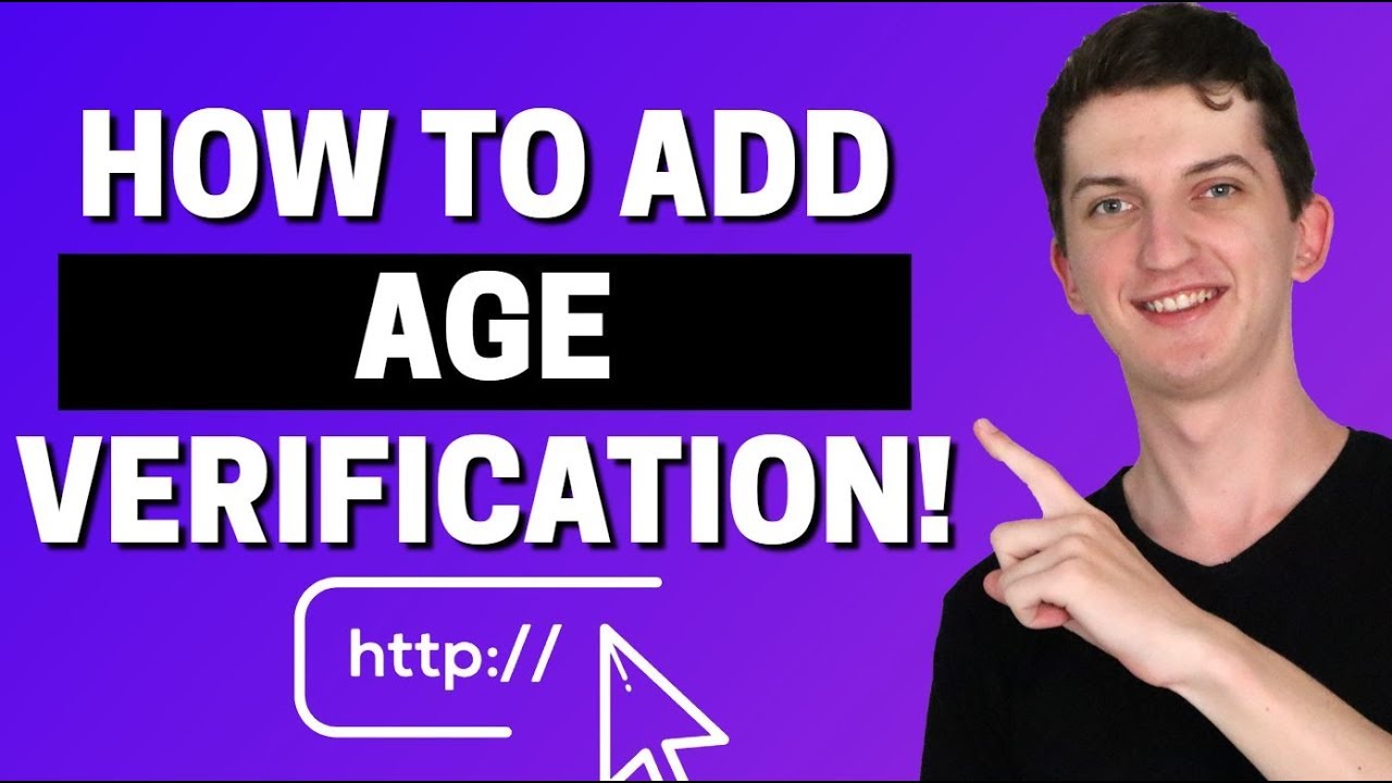 How To Add Age Verification To Website - YouTube