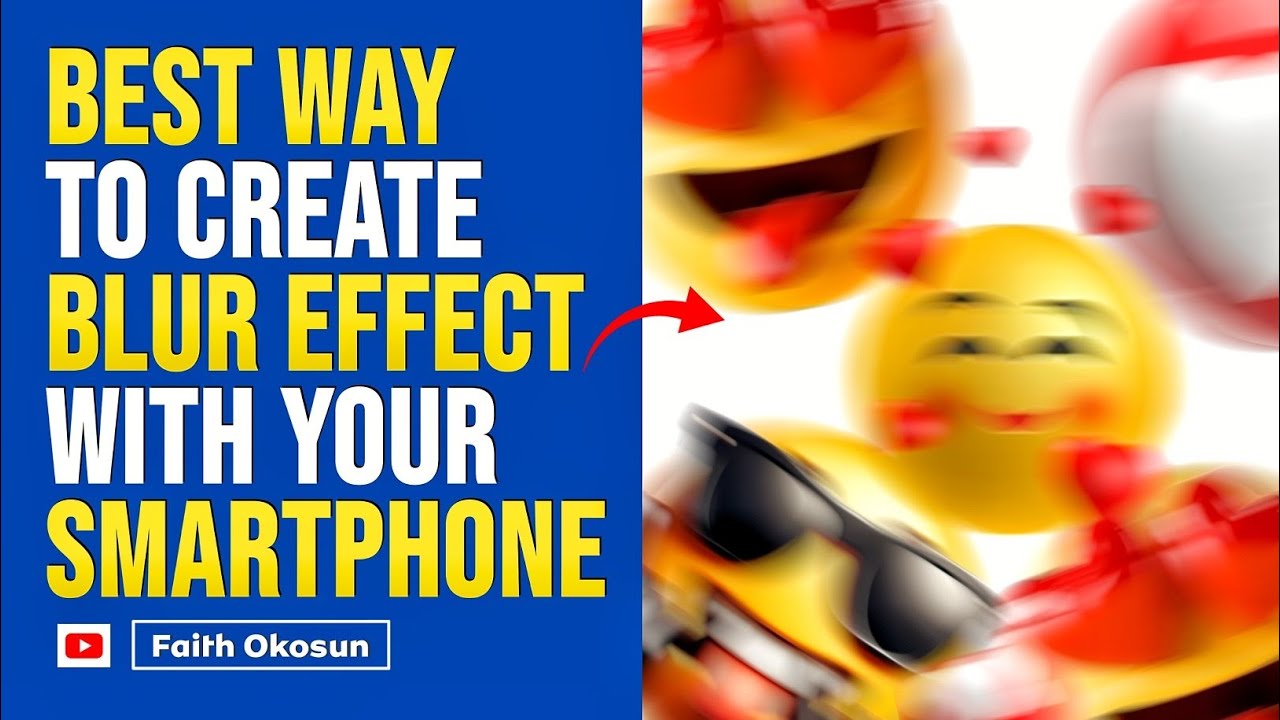 HOW TO CREATE BLUR EFFECT ON ICONS WITH JUST YOUR SMARTPHONE I Best way ...