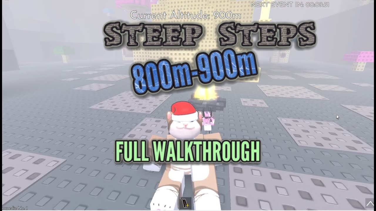 Roblox Steep Steps 800-900 Walkthrough/GUIDE - YouTube