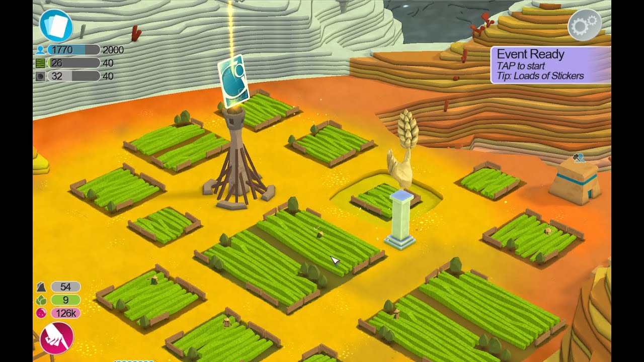 Godus Beta 2.3 - Ep. WW 5 - Weyworld Teritory Beacon 2 unlocked - YouTube