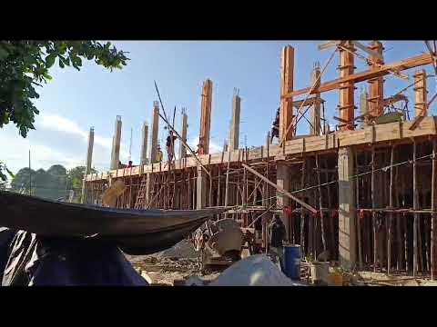 Progres pembangunan RKB SBSN tanggal 15 Juni 2024 di MTsN 1 Sukamara - YouTube