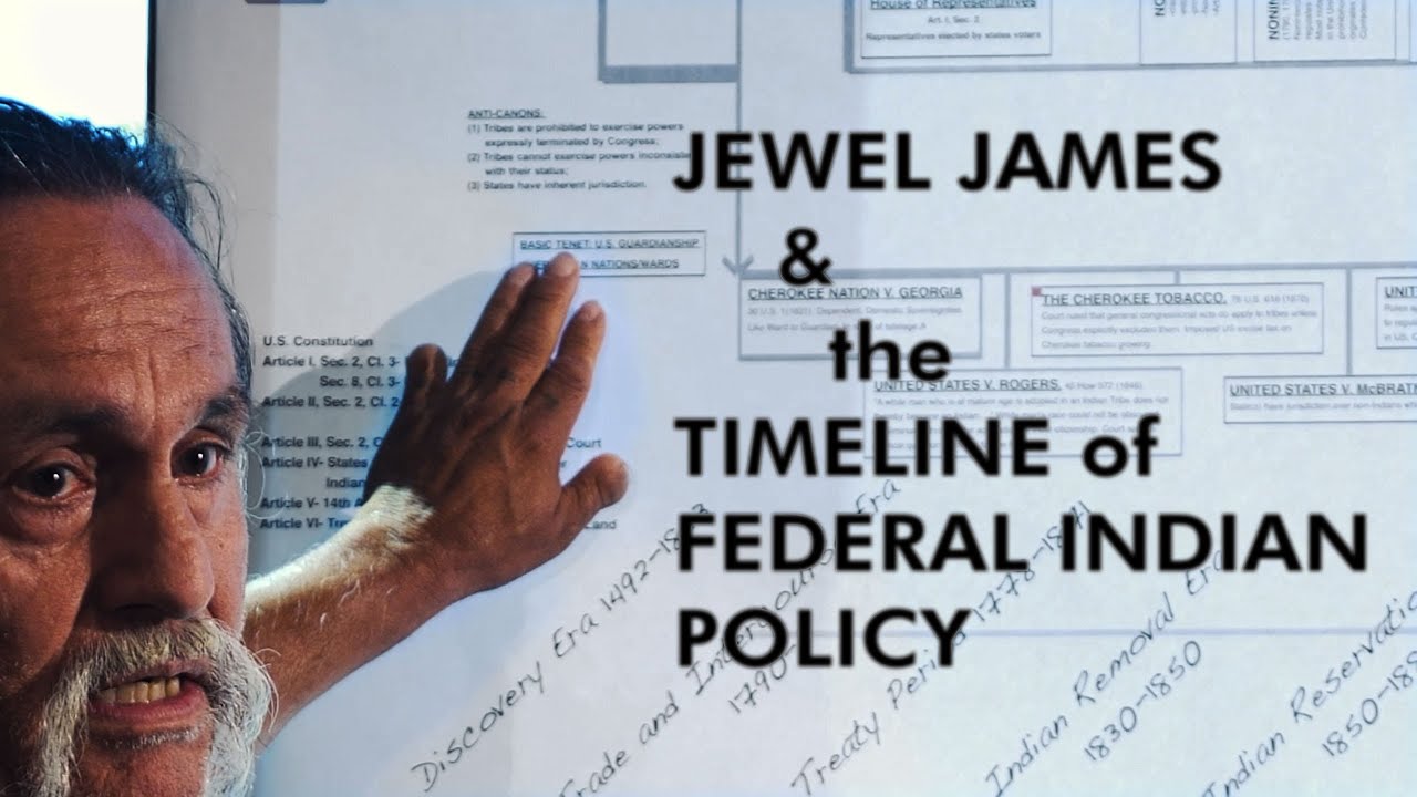 Jewel James & The Timeline of Federal Indian Policy - YouTube