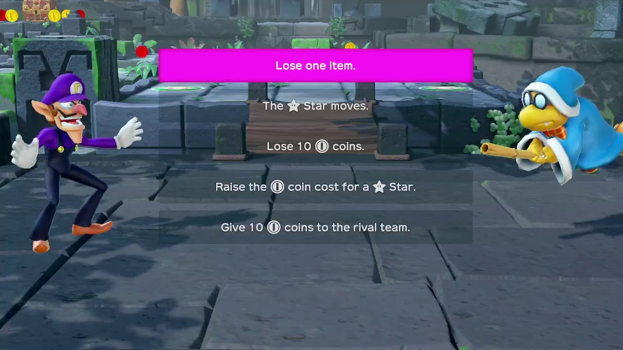 Super Mario Party - Lucky Bad Luck Space Roll - YouTube