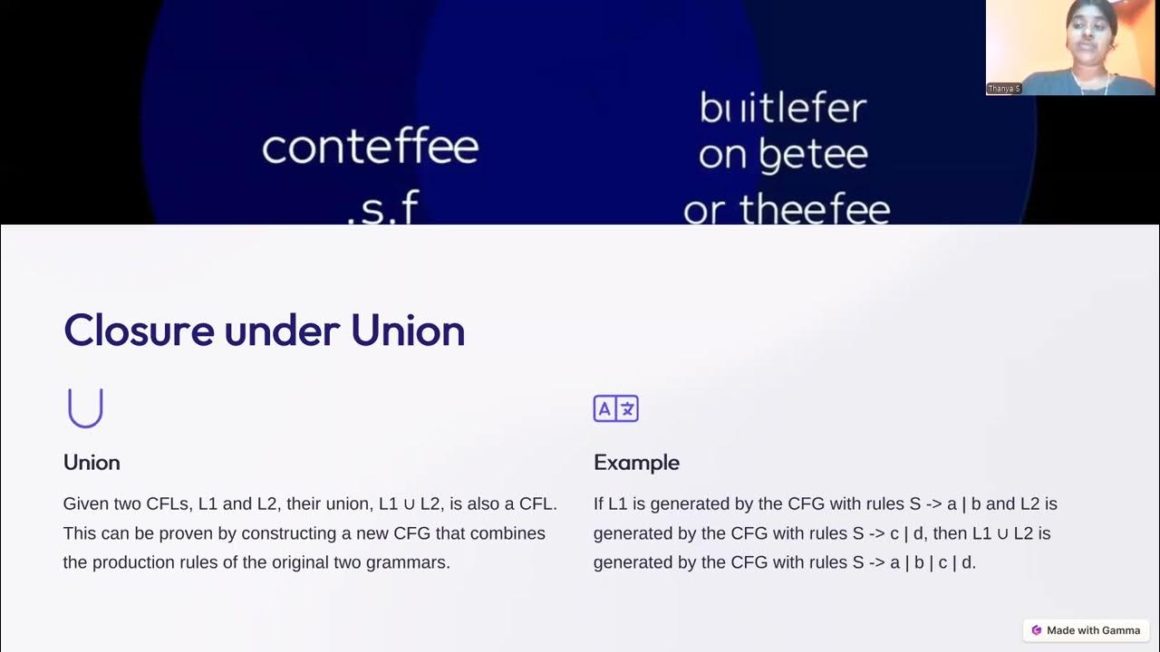TOC: CLOSURE PROPERTIES OF CONTEXT FREE LANGUAGE - YouTube