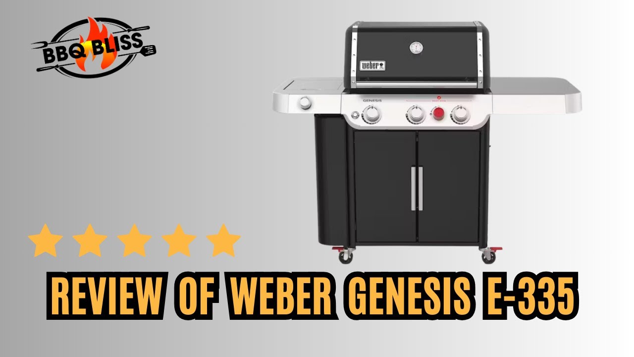 Review of Weber Genesis E-335 Gas Grill - YouTube