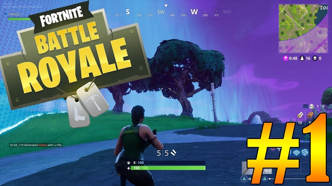 RAW FORTNITE BATTLE ROYALE GAMEPLAY | INSANE 100 VS 100 !! - YouTube
