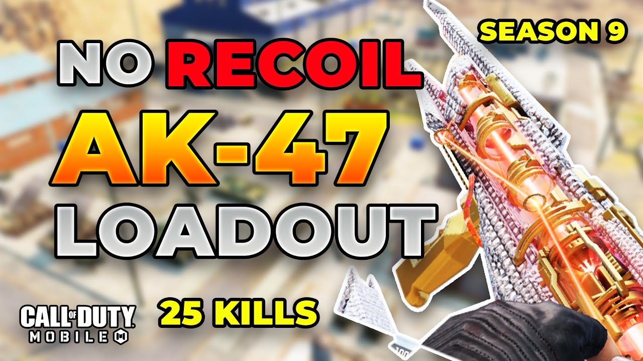 No RECOIL AK-47 LOADOUT | 25 kills | POCO x4 GT | CODM BR GARENA # ...