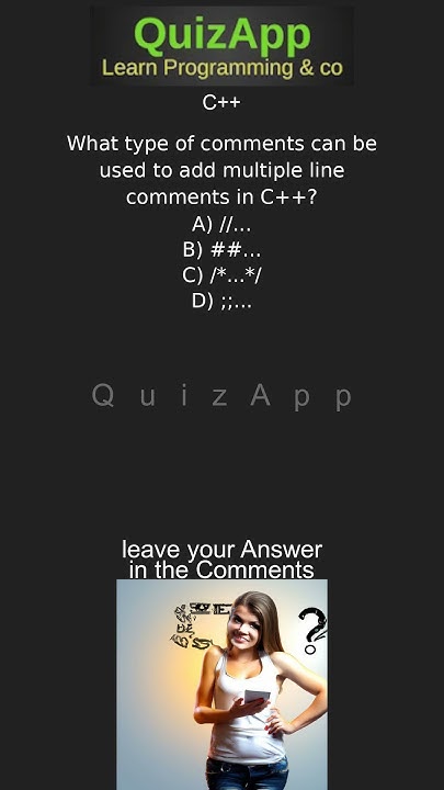 C What type of comments can be used to add multiple line comments in C ...