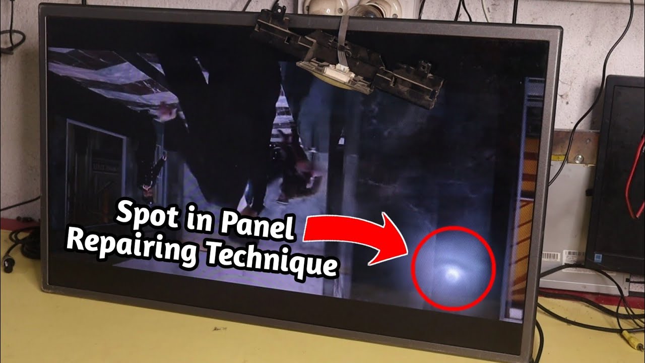Spot in LED TV Panel repairing Technique - YouTube