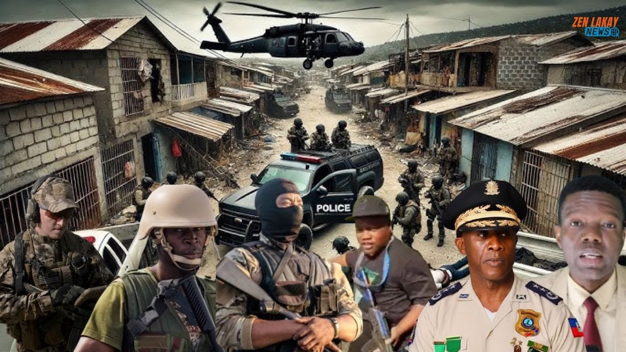 Men kijan Izo touye yon lot polisye Kenyan jodia anko elikopter debake ...