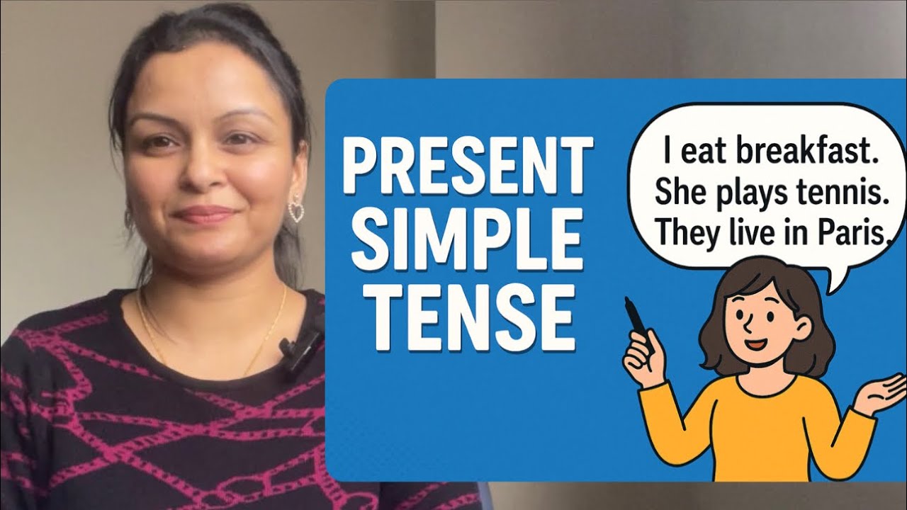 Present Simple Tense | English Grammar | Easy Tense Examples | TENSES ...