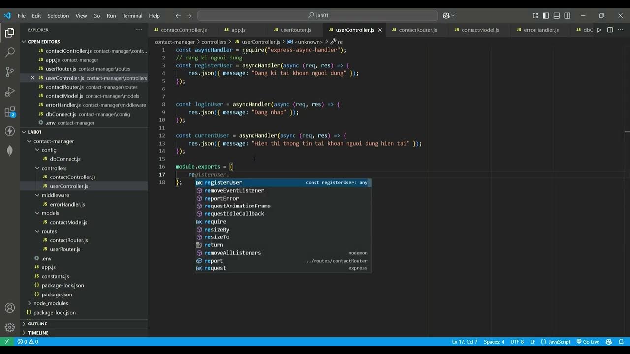 Nodejs Lab06 - YouTube