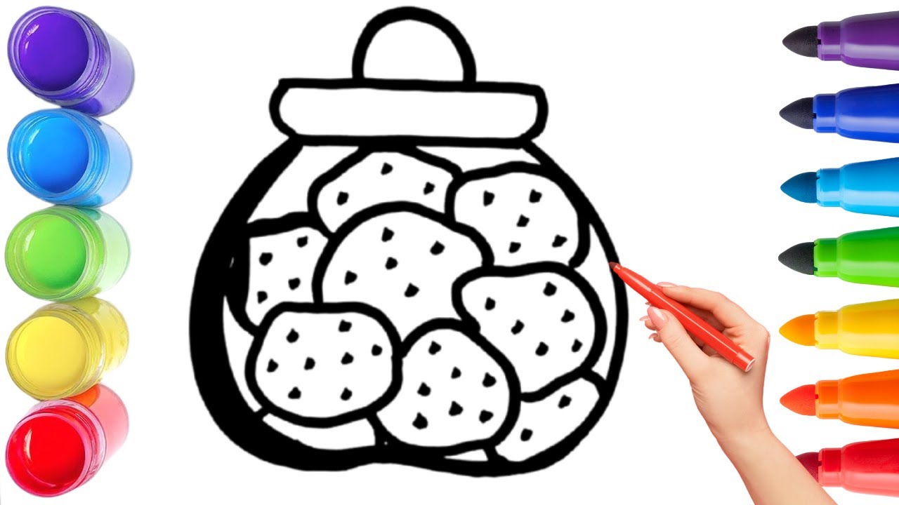 How To Draw cute jam Drawing, Painting & Coloring For Kids and Toddlers ...