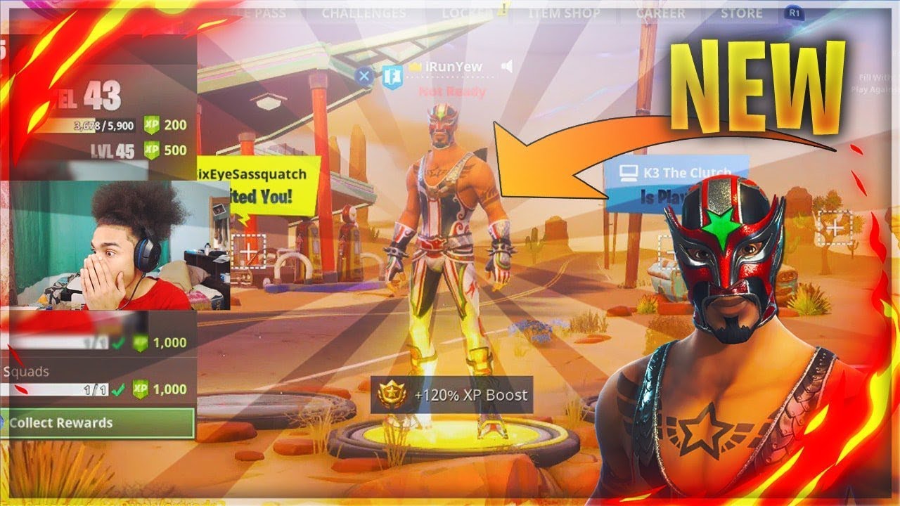 *NEW* MASKED FURY SKIN WINS A SOLO GAME on FORTNITE BATTLE ROYALE - YouTube