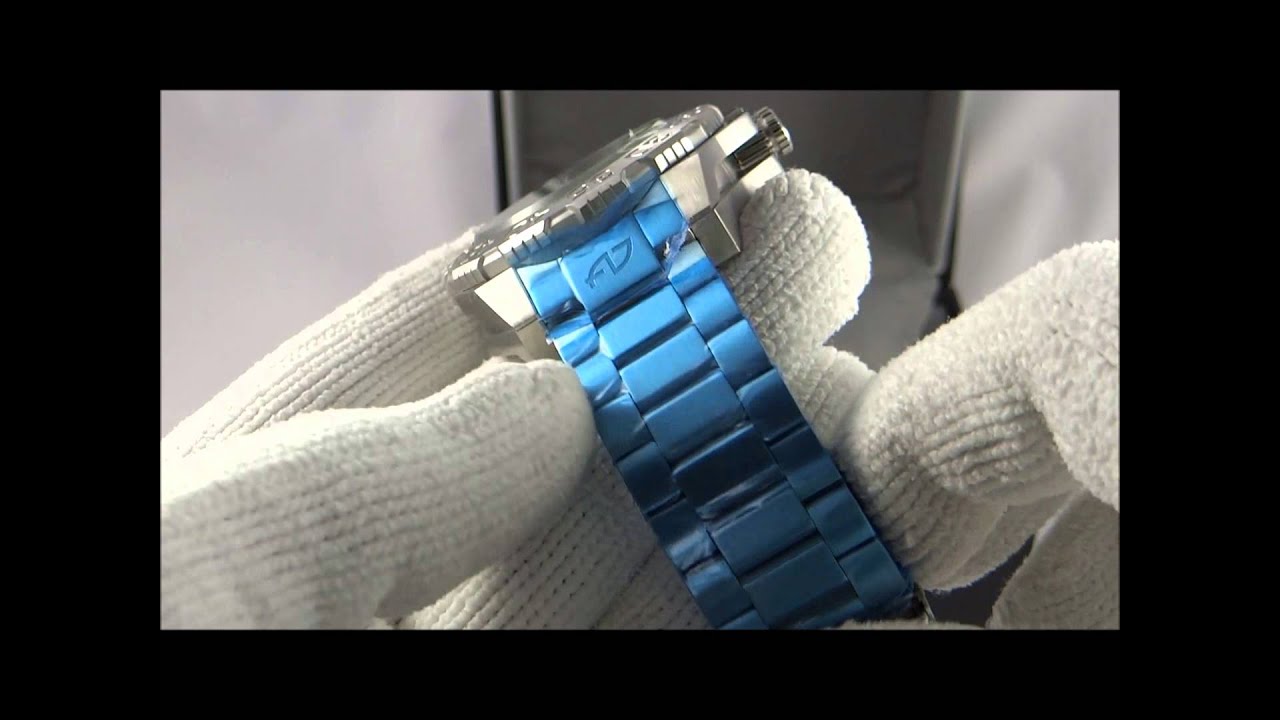 ANDROID Divemaster Silverjet 500 Automatic AD442BK - YouTube