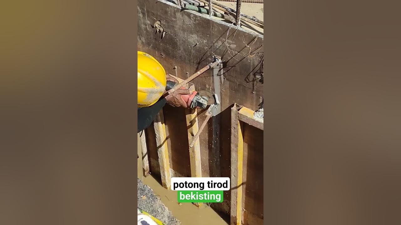 potong tirod bekisting #tekniksipil #duniakonstruksi - YouTube