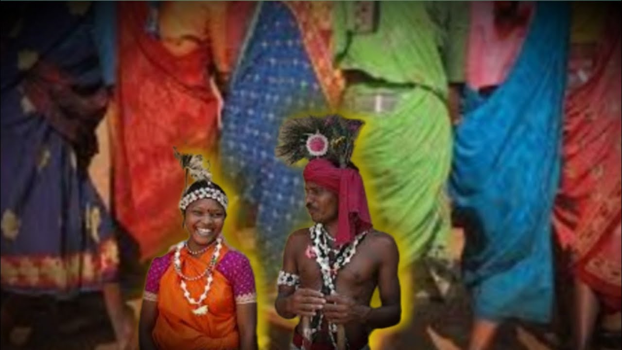 Typical Gondi Marriage Dance with Gondi Gana During Bidai in Gond Tribe ...