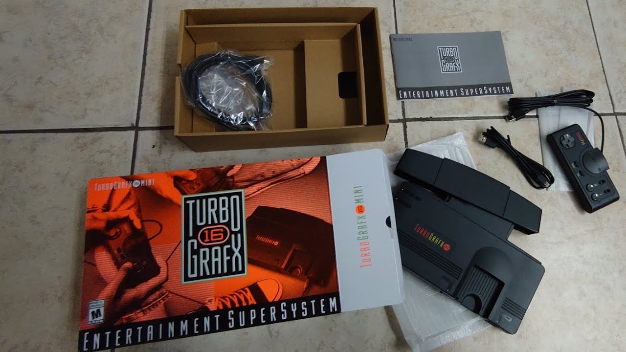 Unboxing Turbo Grafx 16 Mini USA Version 2020 May 31 - YouTube