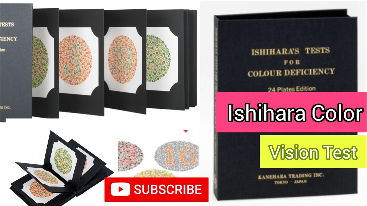 Ishihara Test || Color Vision Assessment | Psuedoisochromatic Plates ...