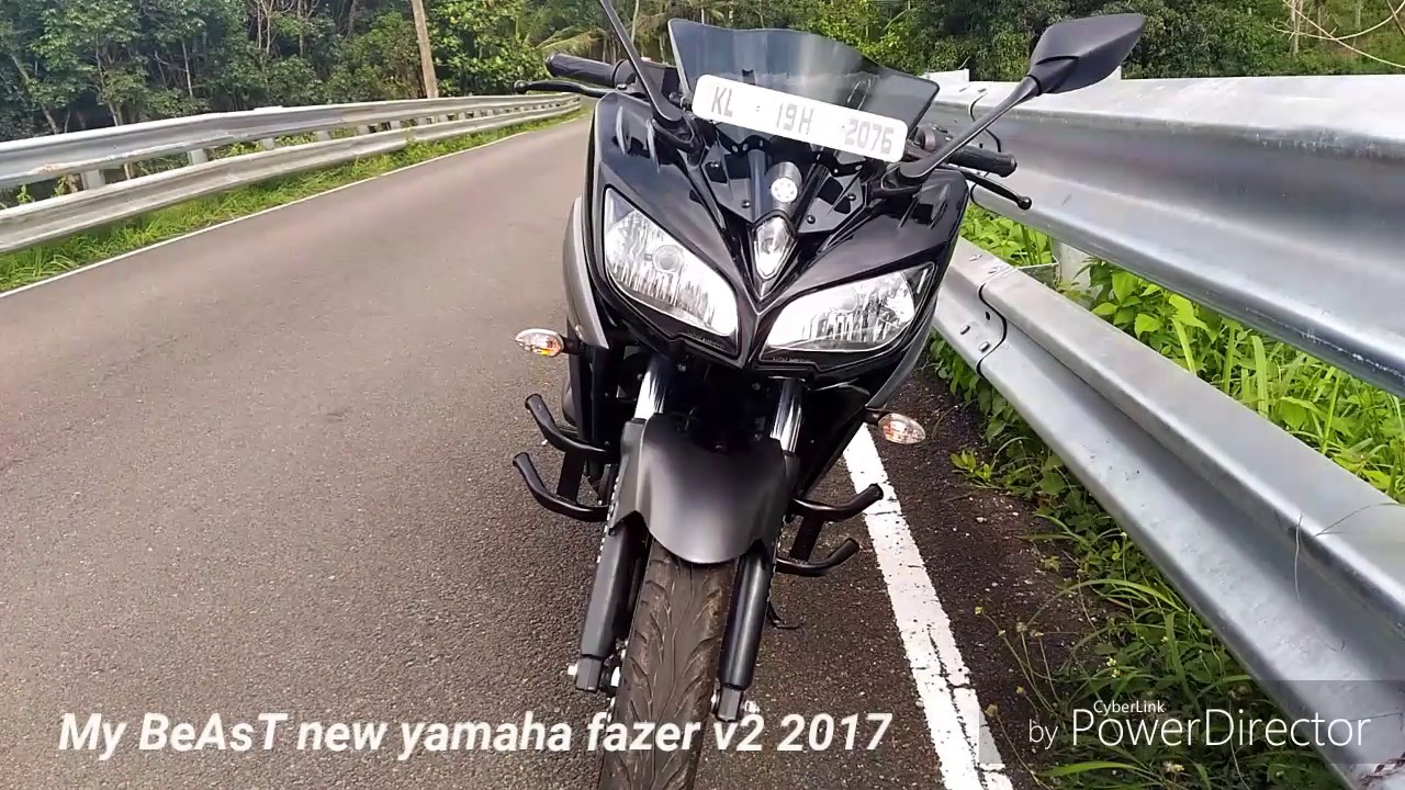 NEW YAMAHA FAZER FI V2 150 MID NIGHT BLACK 2017 - YouTube