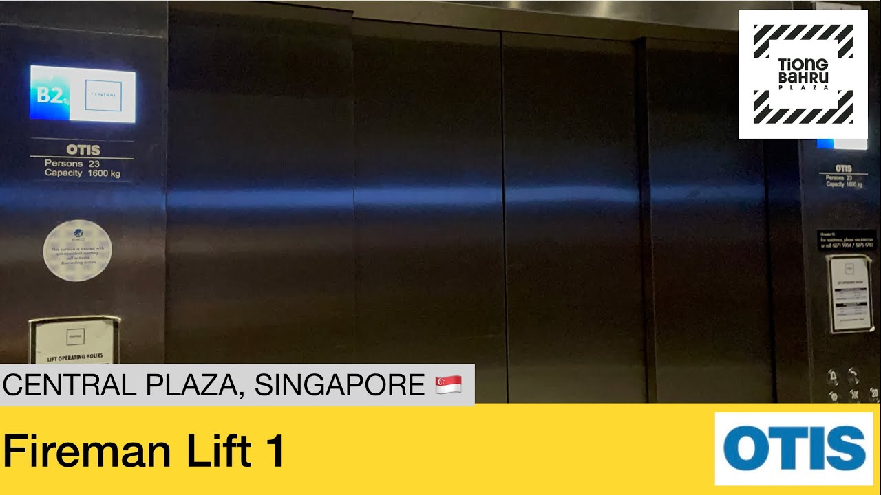 Central Plaza, Singapore || Otis Elevator (Fireman Lift 1) - YouTube