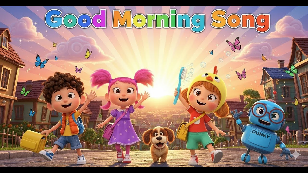 Good Morning Song | Morning Routine for Kids | Nursery Rhymes & Wake Up ...