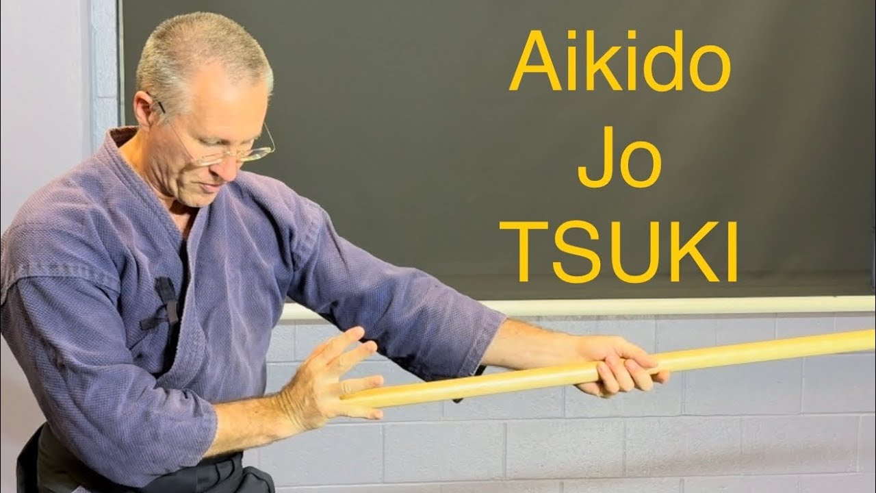 Aikido Jo Thrust TSUKI tutorial - YouTube