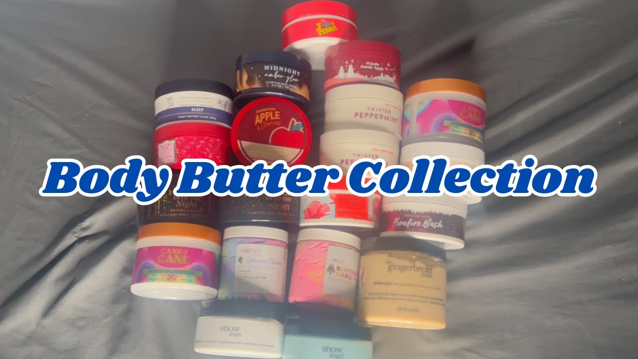 My Body Butter Collection and Declutter | Bath and Body Works, Tree Hut ...
