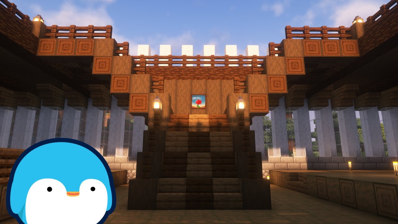 Making Fancy Stairs In The Library - YouTube