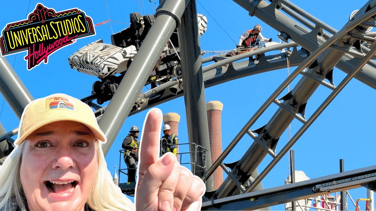 Fast & Furious Coaster Pull Through! Construction Inside and Outside ...