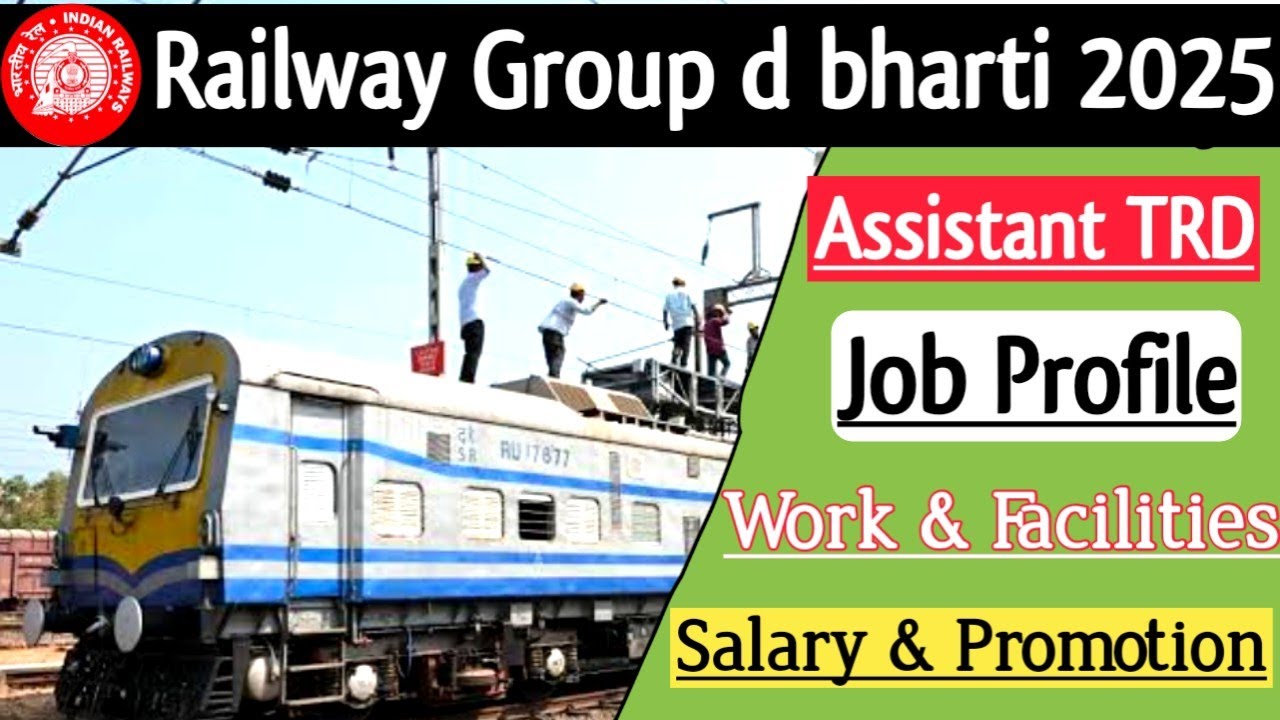assistant trd electrical work in railway|trd work in group d|TRD Job ...