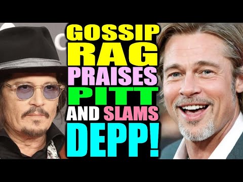 Gossip RAG SLAMS Johnny Depp and praises Brad Pitt! - YouTube